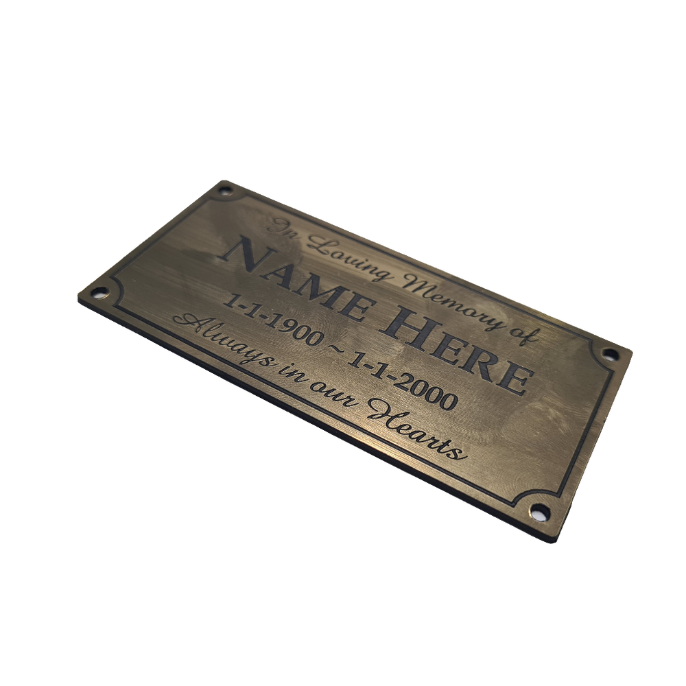 CustomPlaques - High Quality, Budget, Memorial Plaques